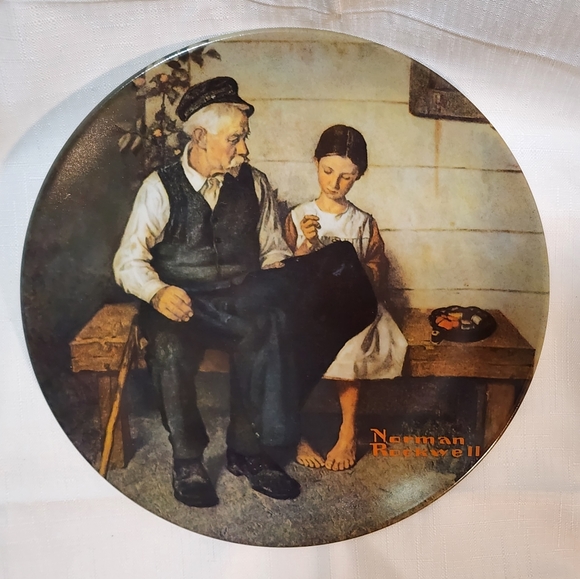 Knowles | Accents | Rare Knowles Norman Rockwell The Lightkeepers ...